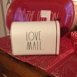 Rae Dunn | Holiday | Rae Dunn Love Mail Tin Mailbox | Poshmark